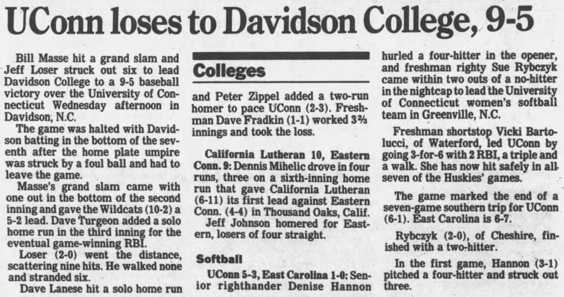 Bill Masse, A Baseball Life - Greater Hartford Twilight Baseball League